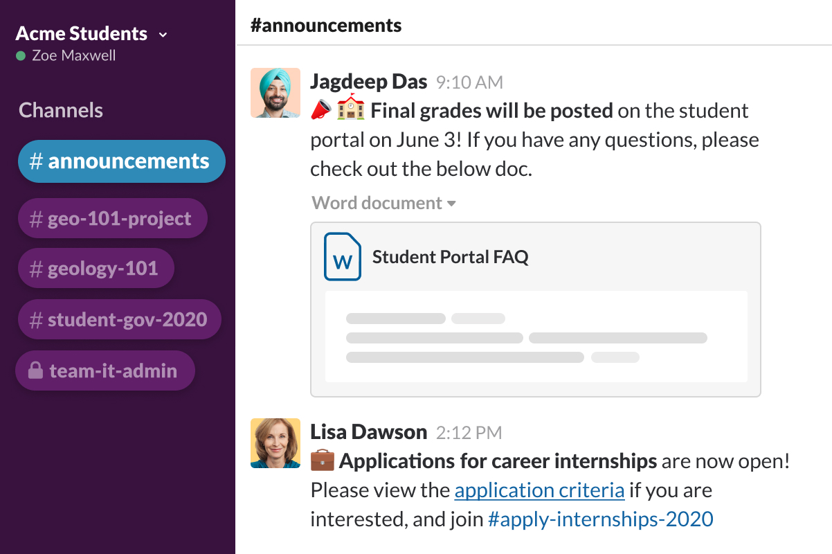 Distance Learning with Slack | Slack | Slack