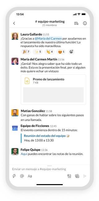 Funciones | Slack